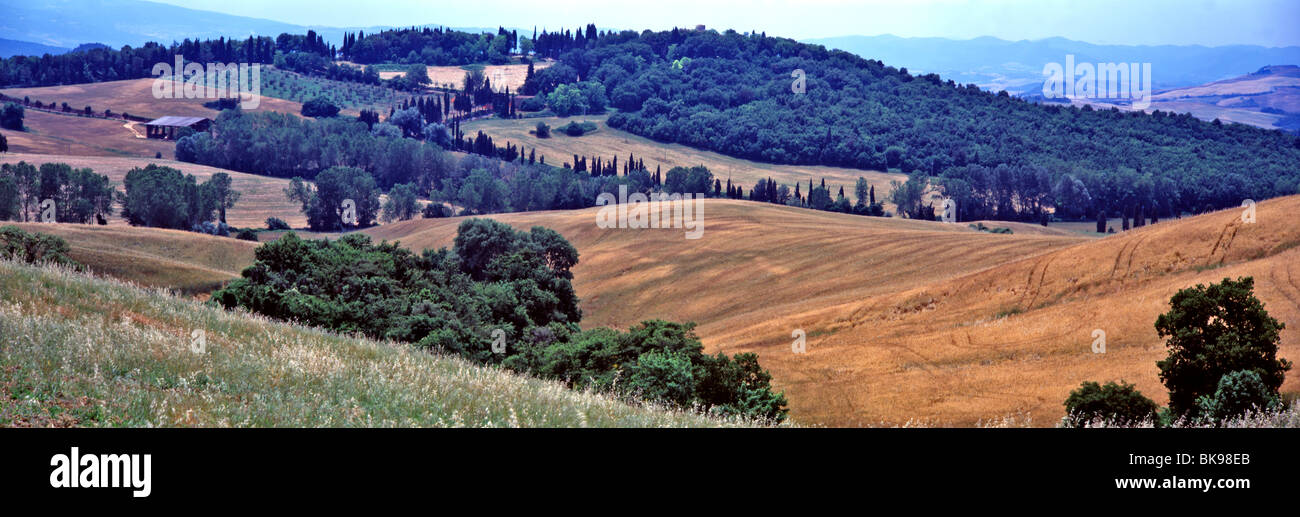 Panoramic view of the Tuscan landscape Stock Photo - Alamy