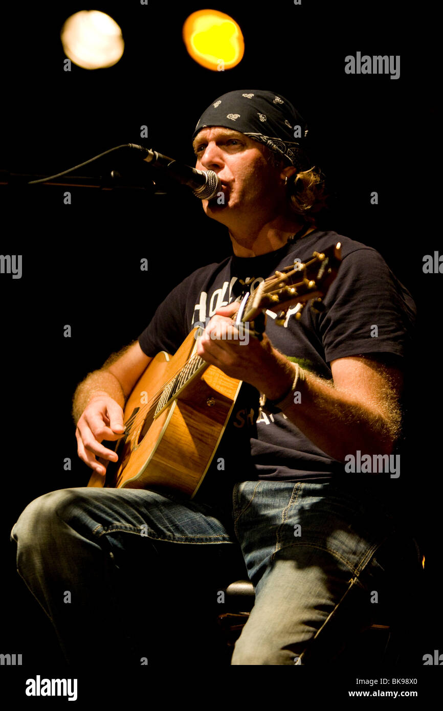 Swiss singer and songwriter Adrian Sturzenegger aka Ad-Rian live in the ...