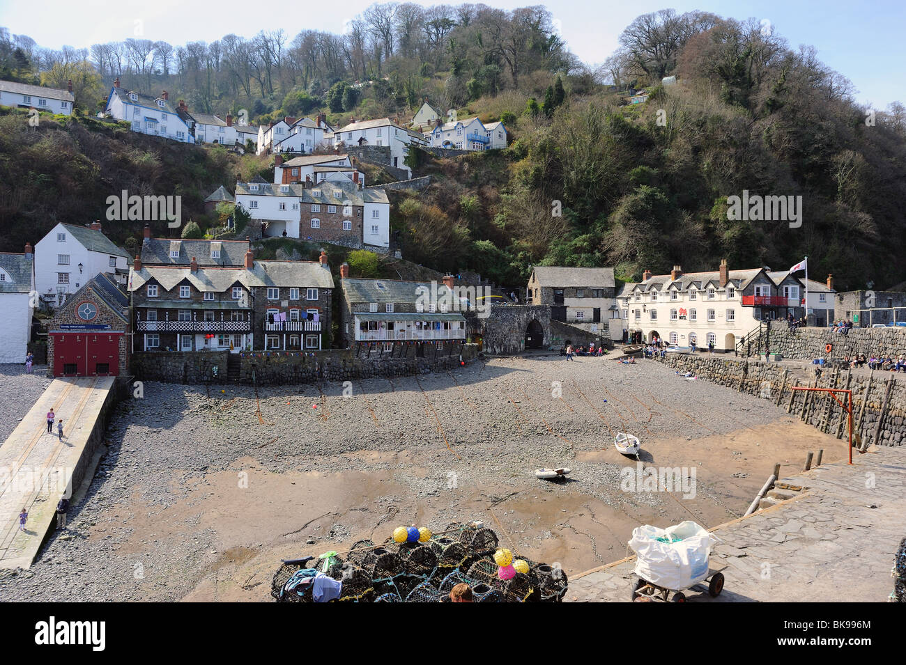 Typical north devon harbour hi-res stock photography and images - Alamy