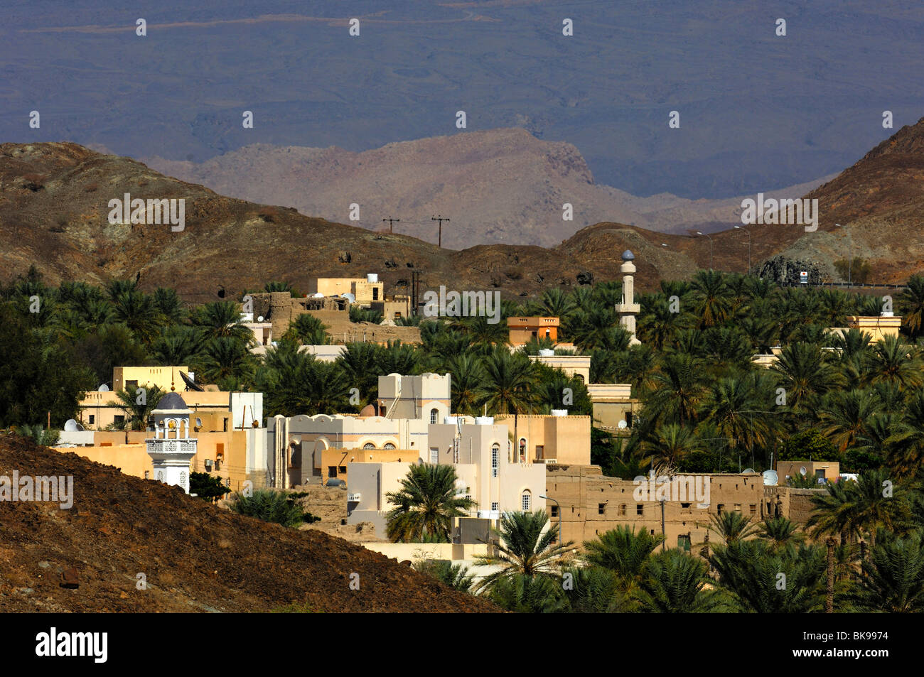 Fortress-like residential houses in an Araba village in the Hajar al ...