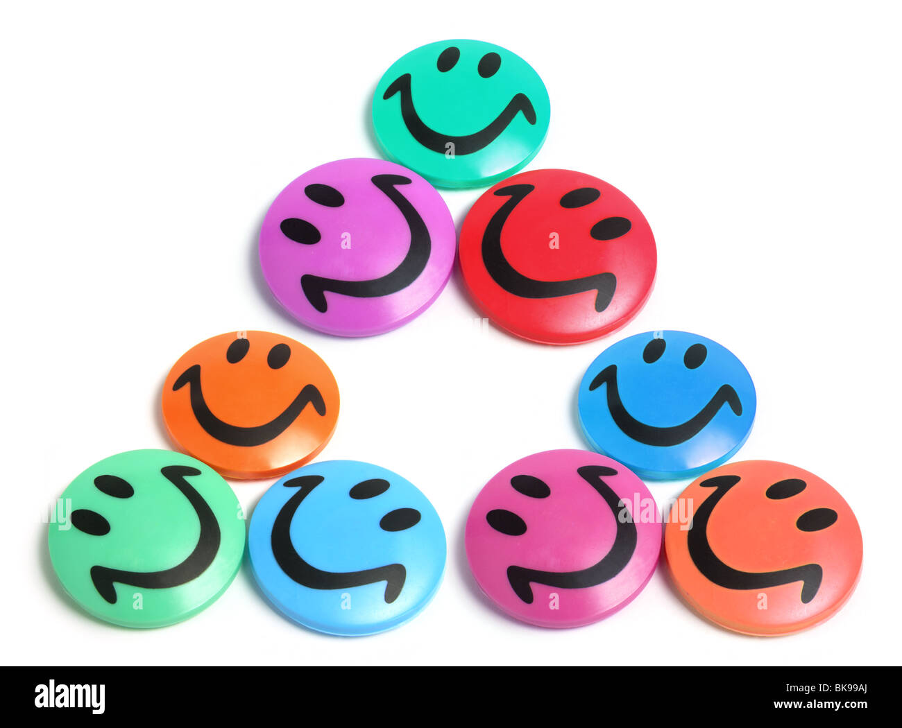Smiley Fridge Magnets Stock Photo - Alamy