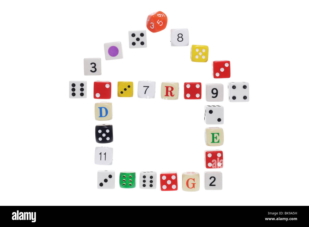 Dice shape hi-res stock photography and images - Alamy