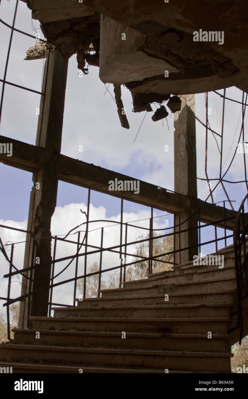Stairs in the Syrian headquarters building Stock Photo - Alamy