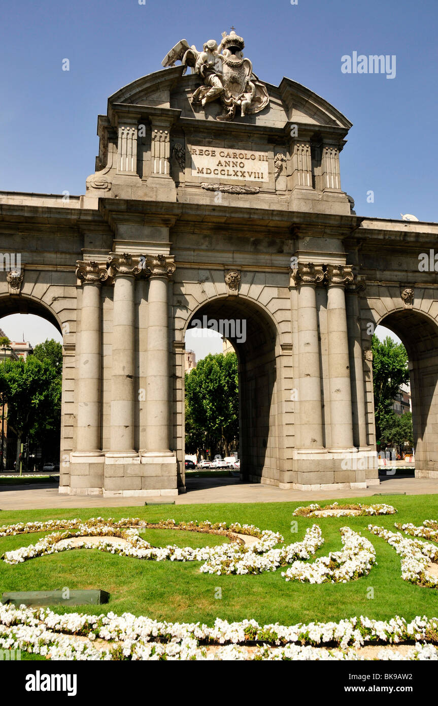 Puerta del Alcalá, Alcalá Gate, Madrid, Spain, Iberian Peninsula ...