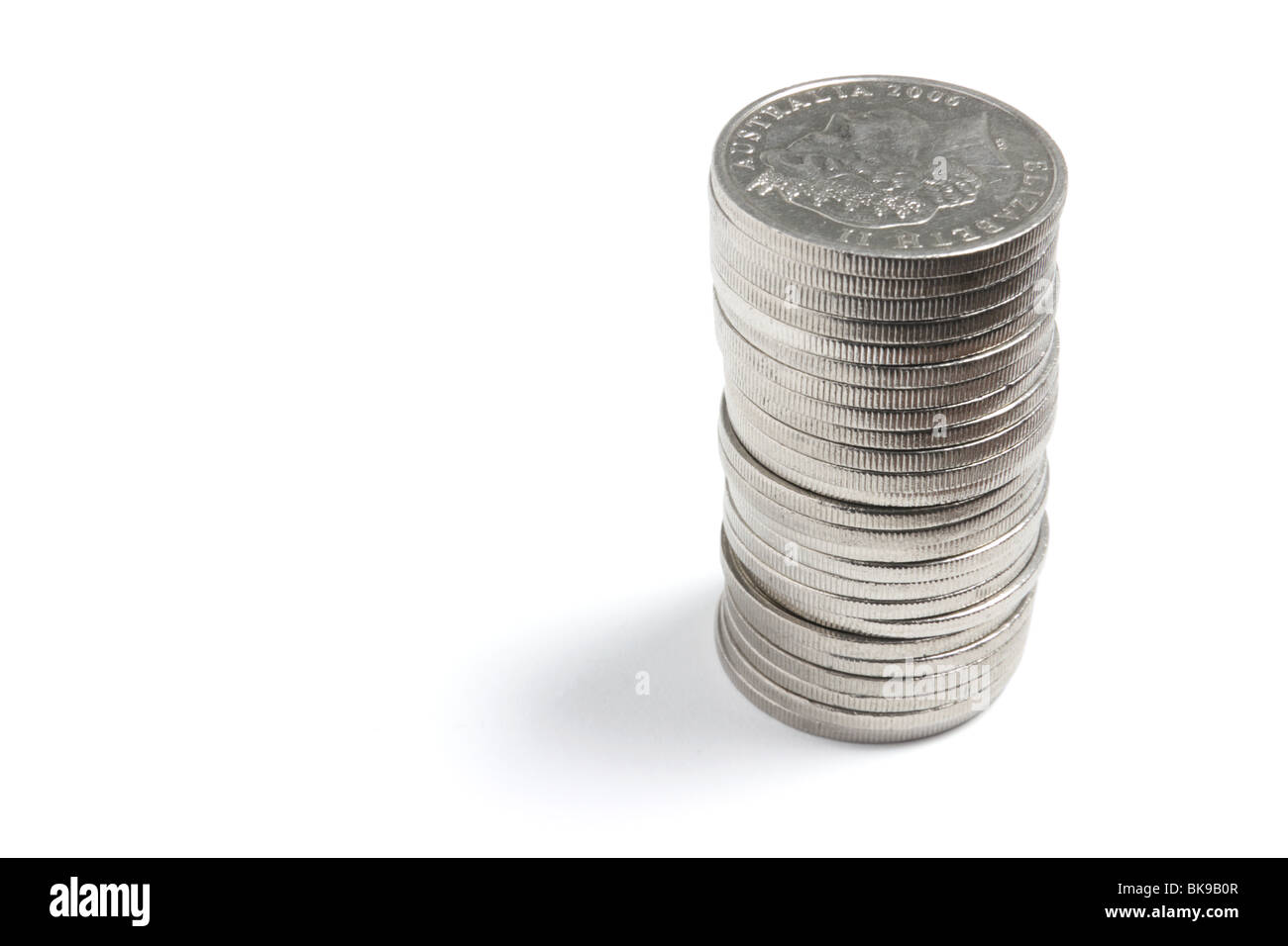 Stack of Coins Stock Photo - Alamy