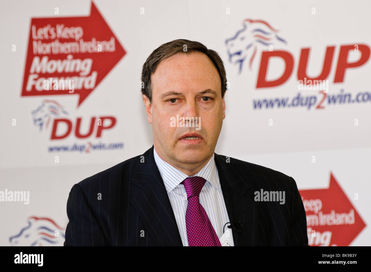 Nigel Dodds, deputy leader of the Democratic Unionist Party (DUP ...