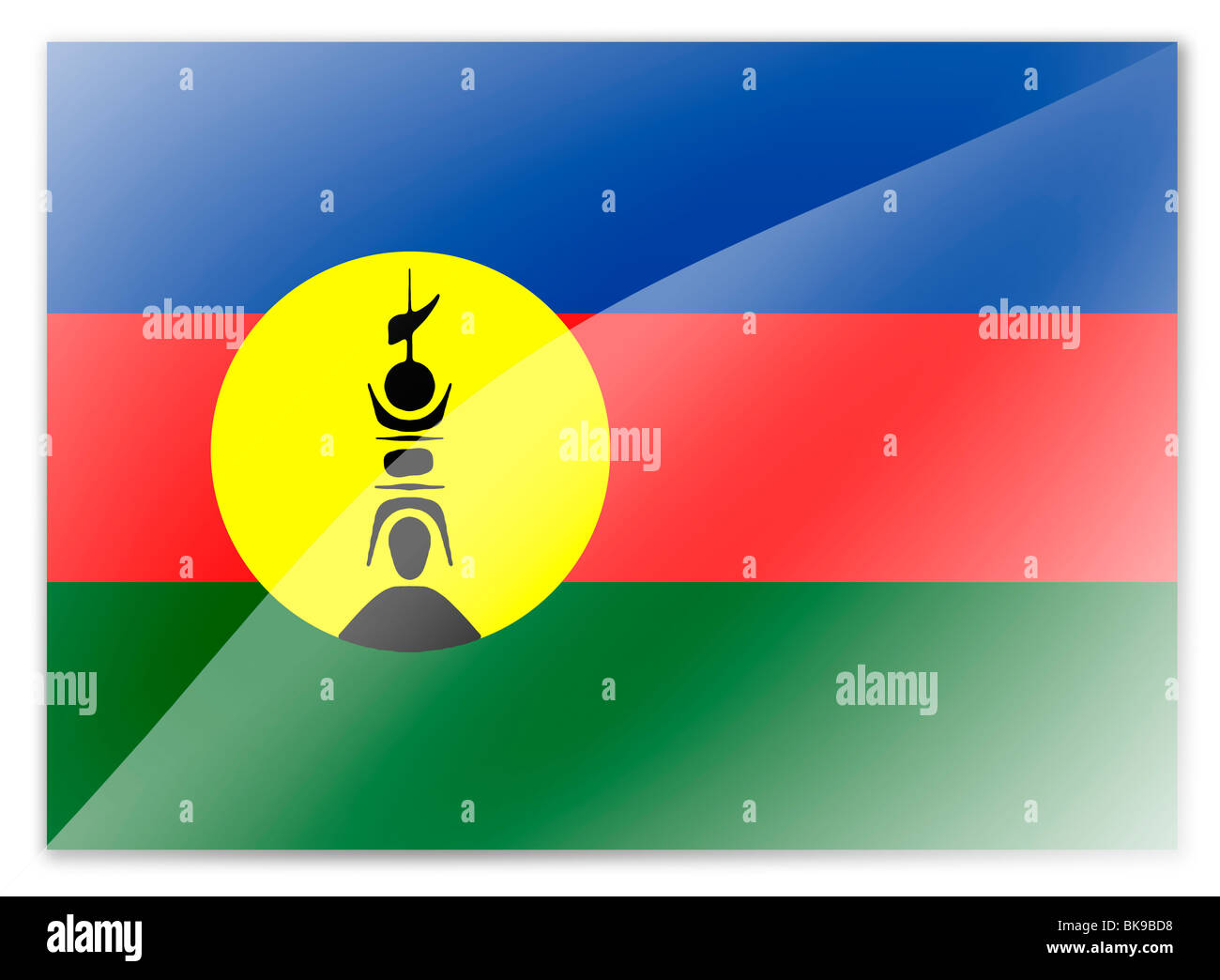 New Caledonia flag Stock Photo - Alamy