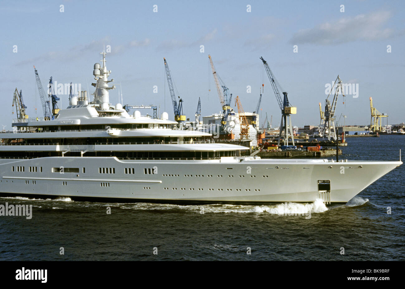 April 16, 2010 - The world's largest privately owned yacht, the Eclipse ...