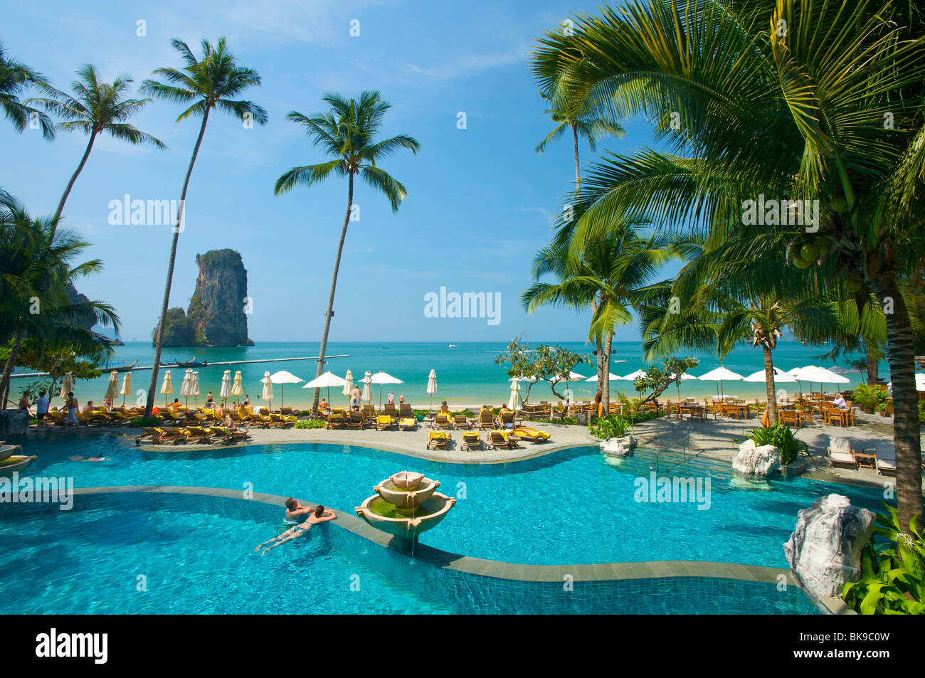 Swimming Pool Of The Centara Resort High Resolution Stock Photography ...