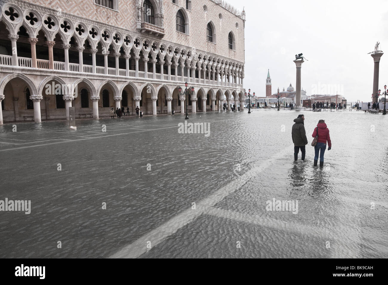 High tide in Venice, Italy Stock Photo - Alamy