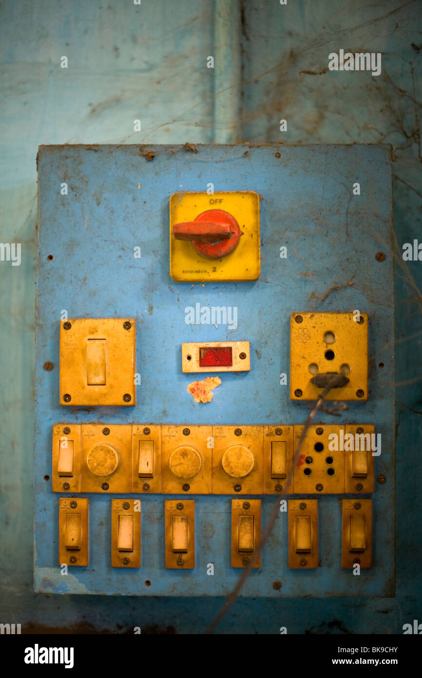 Control panel electric switches in hi-res stock photography and images ...