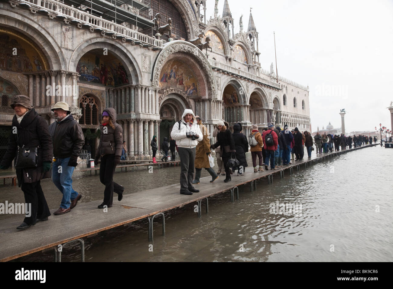 High tide in Venice, Italy Stock Photo - Alamy