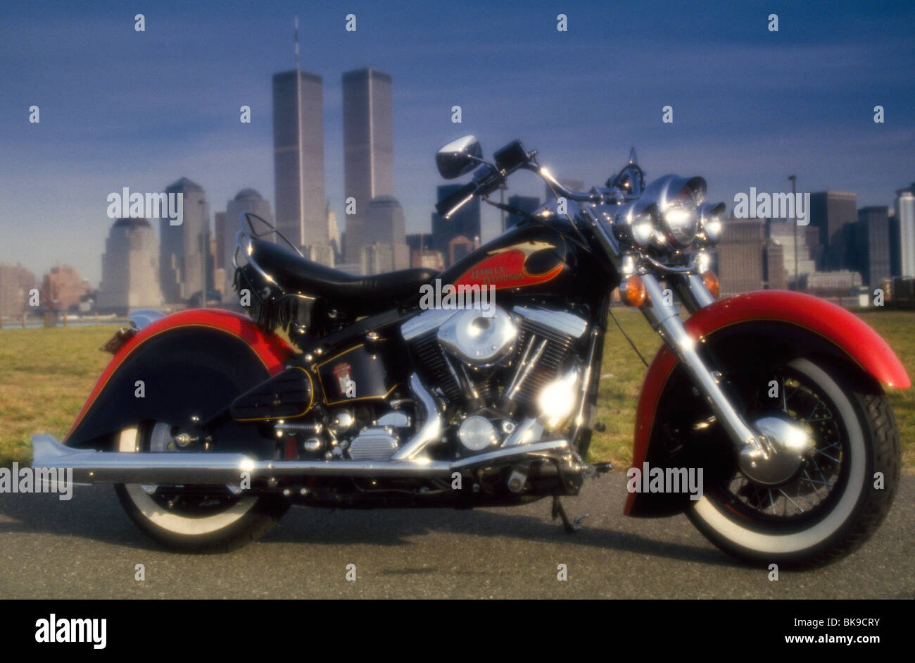 Harley Davidson, Heritage Classic, 1990, USA, New York City Stock Photo ...
