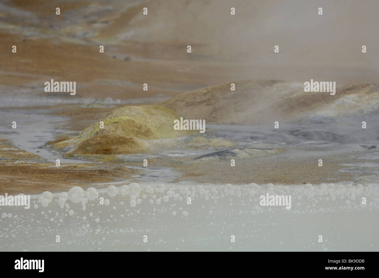 The boiling mud pool of Leirhnjukur Stock Photo - Alamy