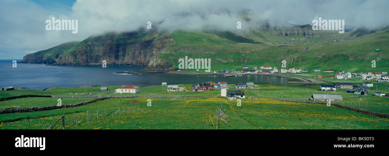 Farmland on Faroe Islands Stock Photo - Alamy