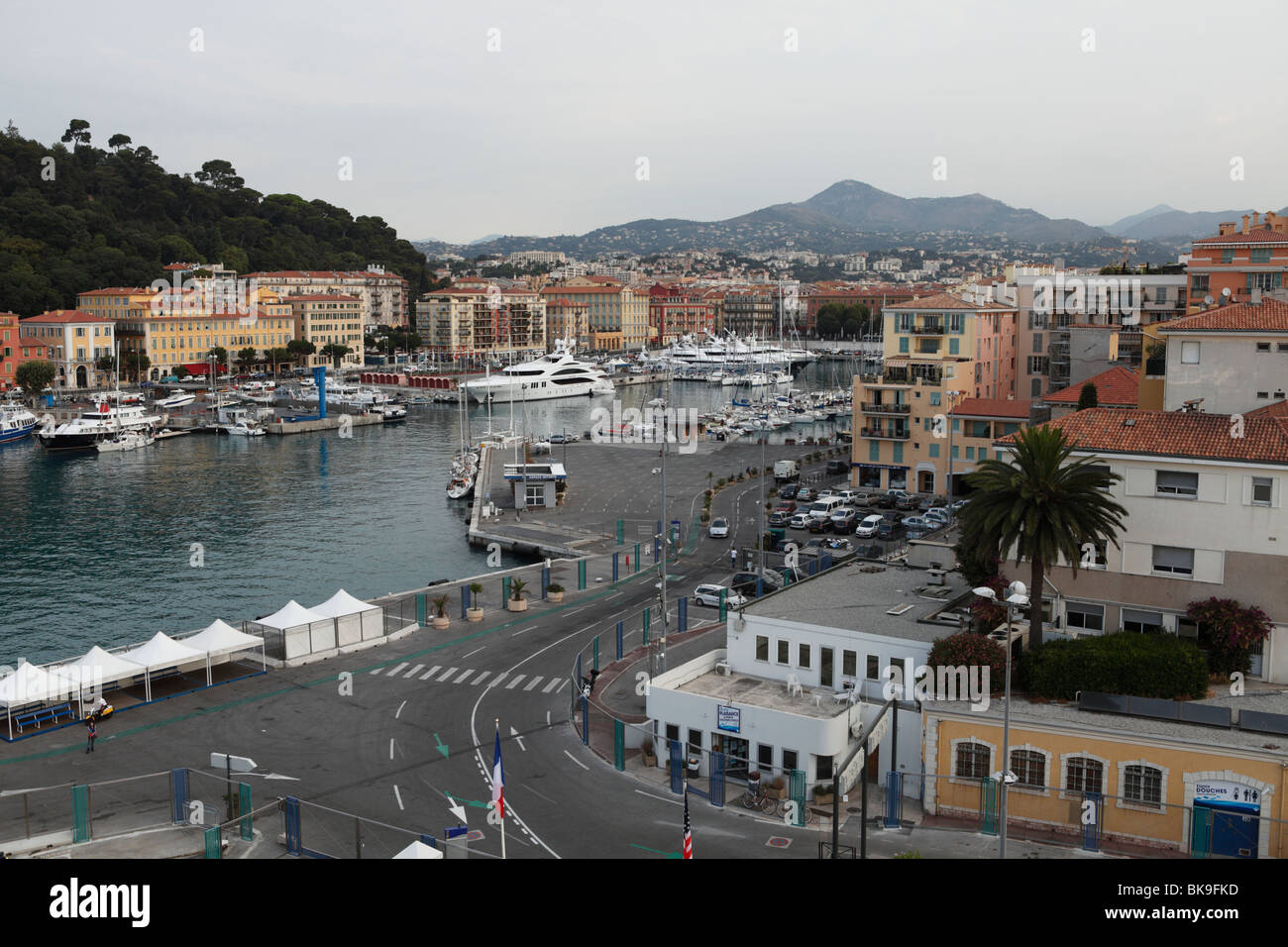 nice harbour france Stock Photo - Alamy