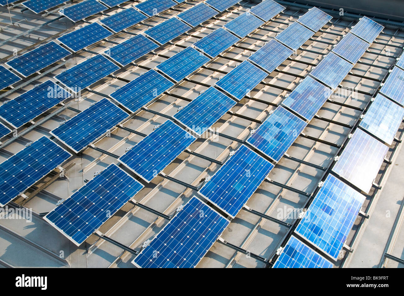 Large solar energy system Stock Photo - Alamy