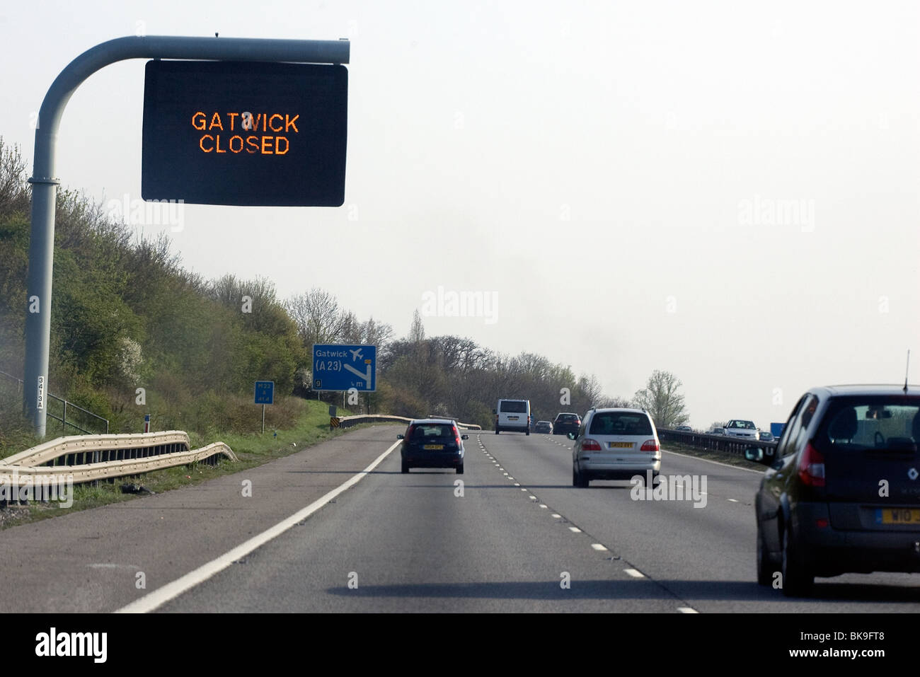 Motorway closed sign hi-res stock photography and images - Alamy