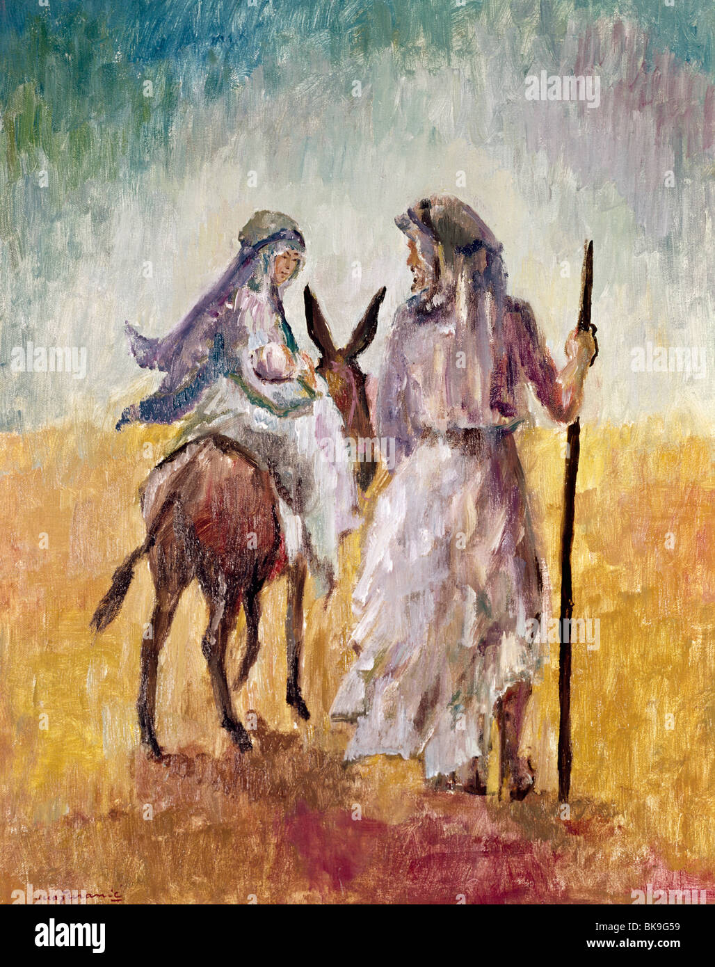 Jesus The Flight Into Egypt High Resolution Stock Photography and ...