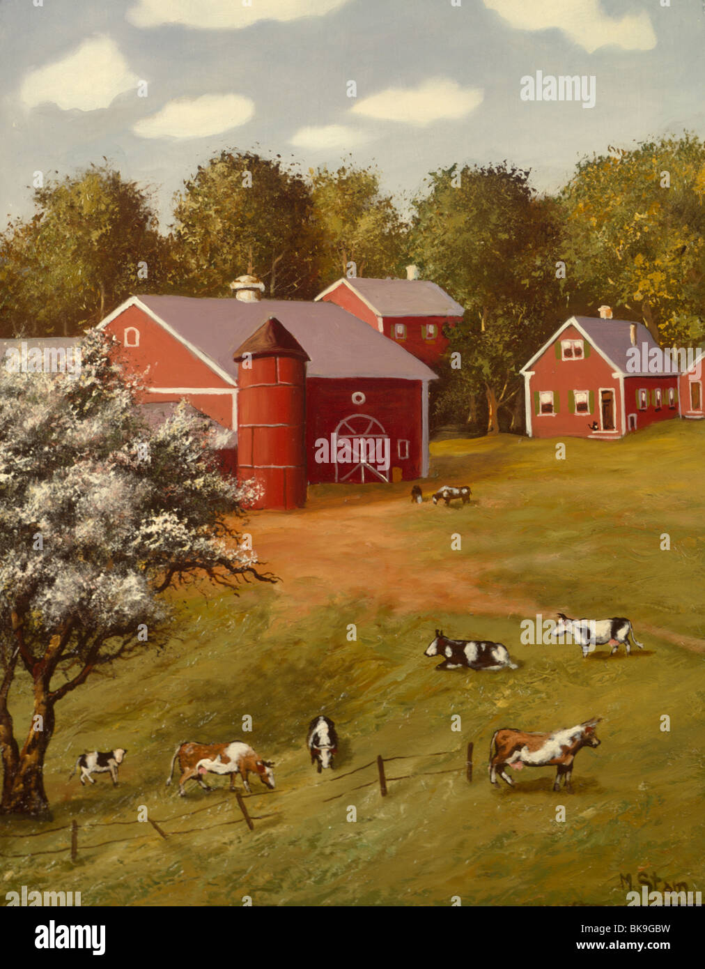 Peaceful Farm, by Mart Stam 1899-1986 Stock Photo - Alamy