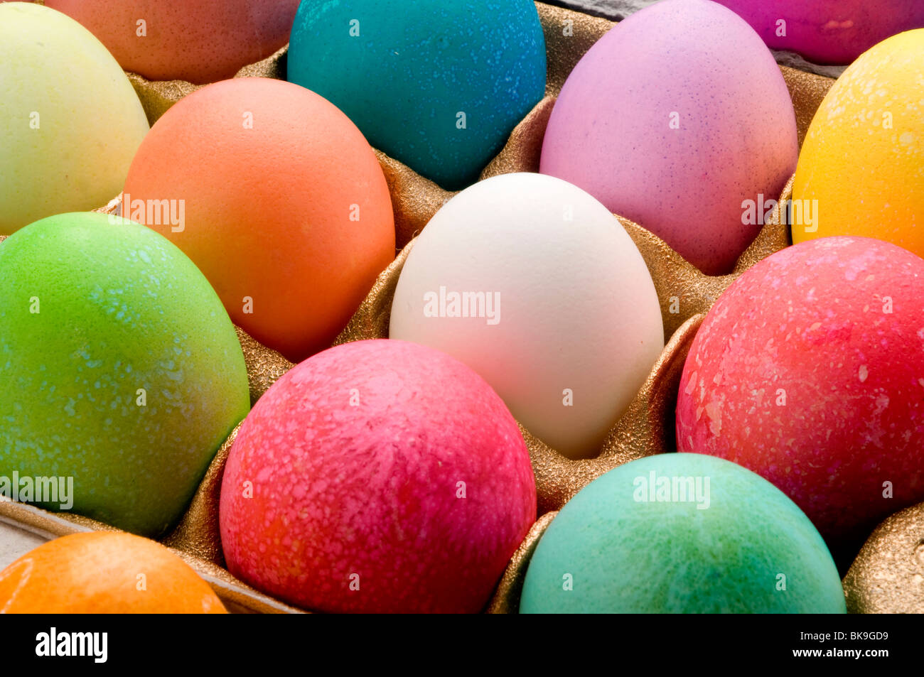 easter eggs colored eggs Stock Photo - Alamy