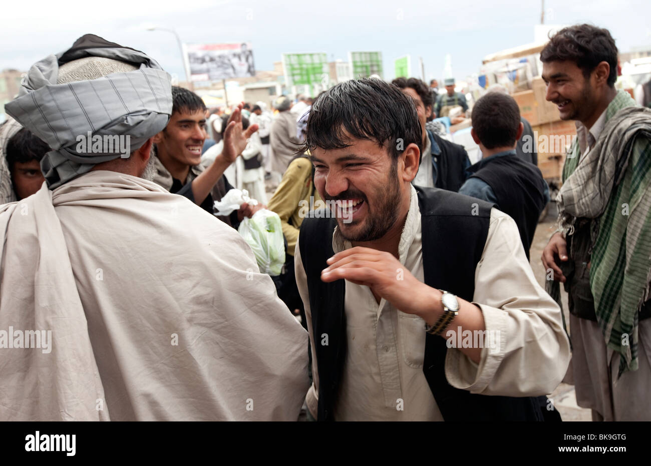 Street life in the Afghan capital of Kabul is full of interesting faces ...