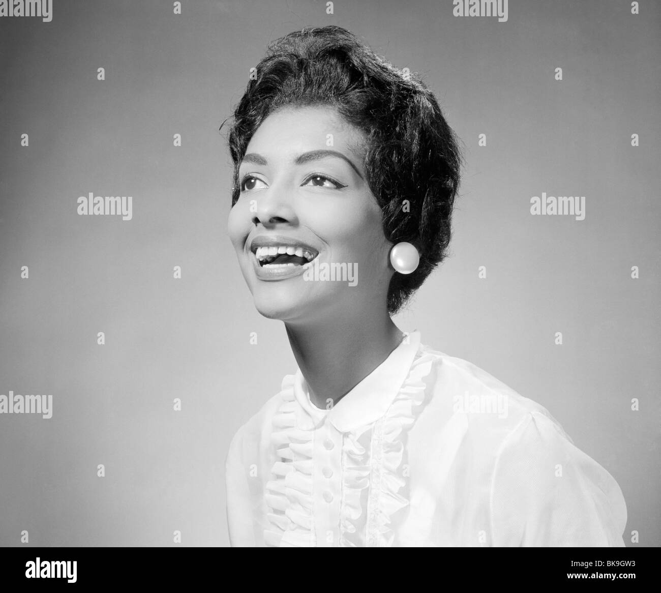 Black old portrait fun smiling Black and White Stock Photos & Images ...