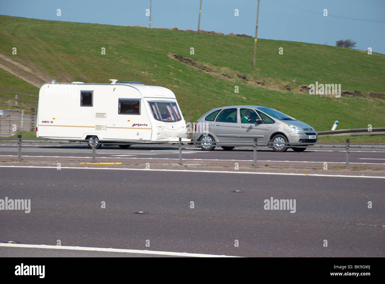 Towing a caravan uk hi-res stock photography and images - Alamy