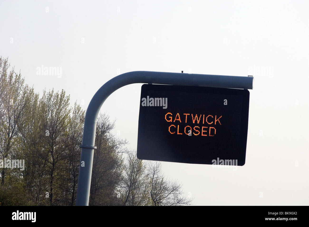 Motorway closed sign hi-res stock photography and images - Alamy