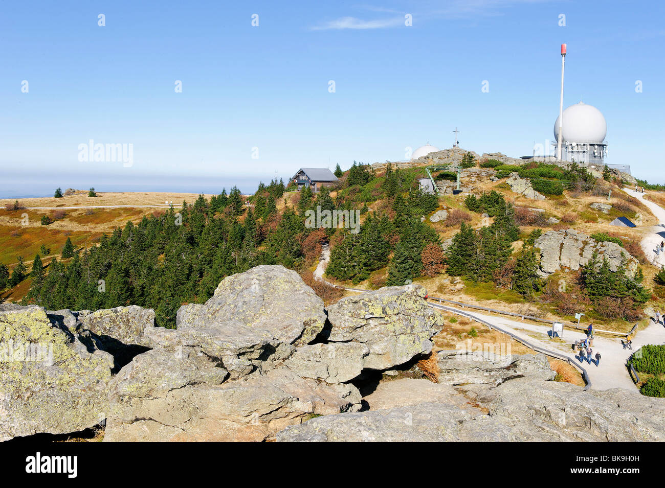 Grosser Arber mountain, 1456 m, Bavarian Forest, Lower Bavaria, Germany ...