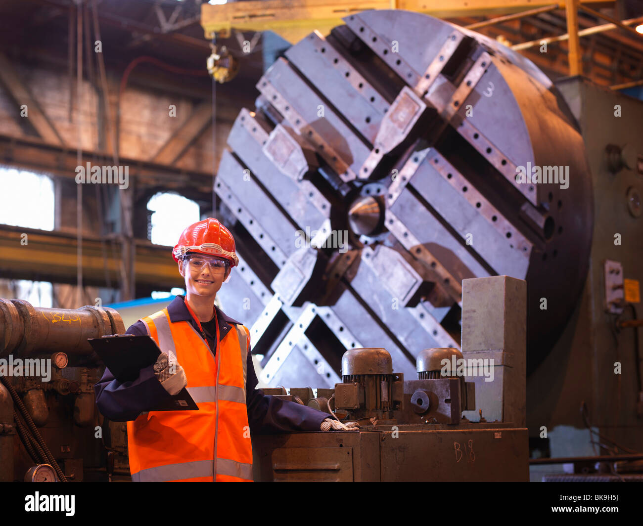 Female factory worker hi-res stock photography and images - Alamy