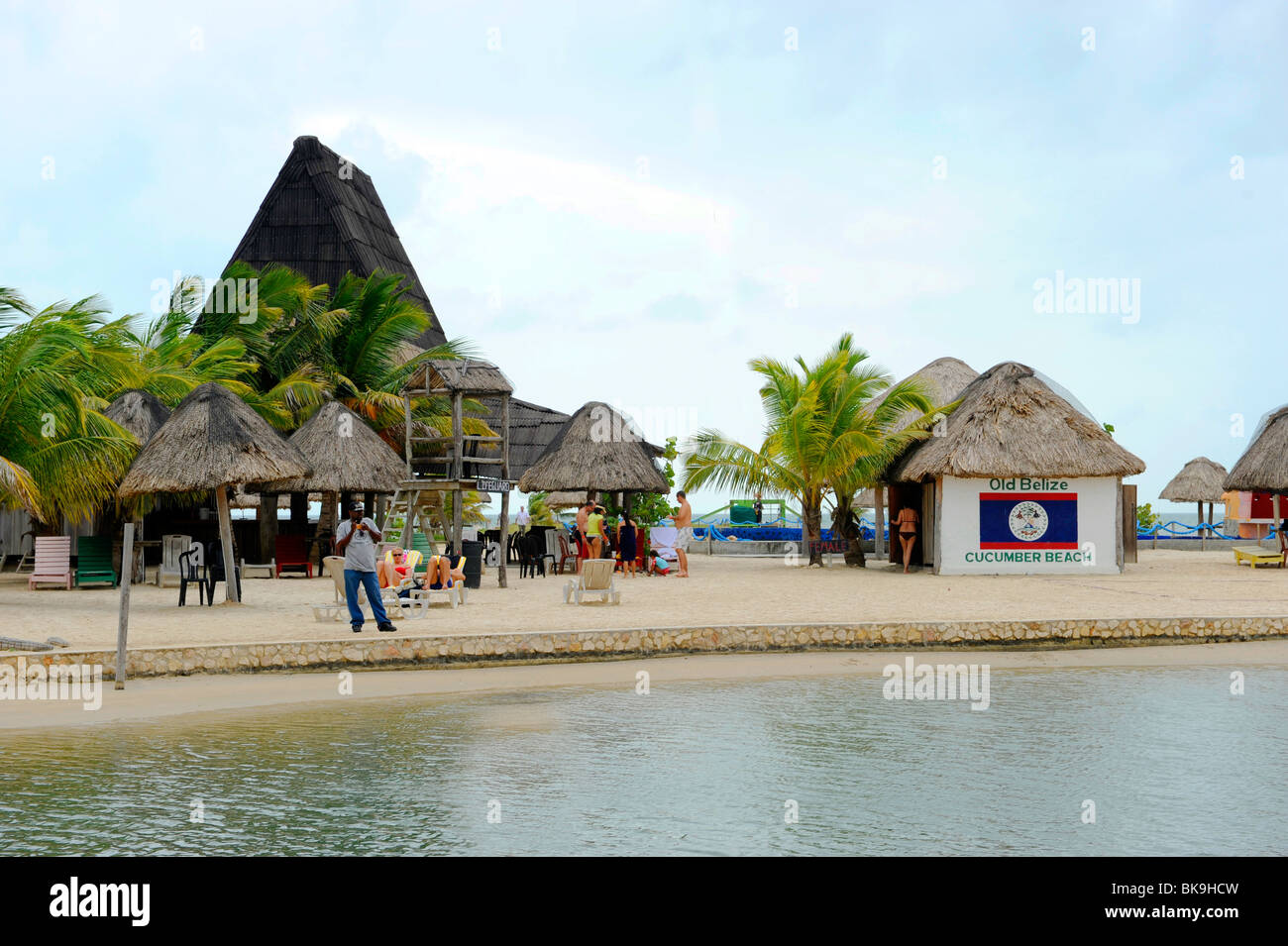 Cucumber Beach Old Belize area in Belize City Belize Central America ...