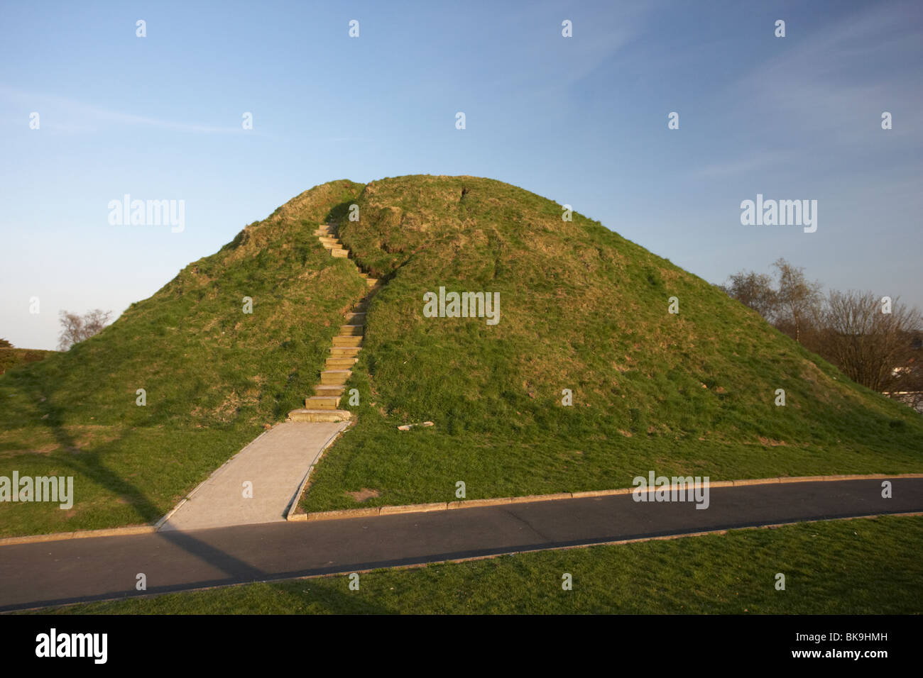 Dundonald moat or motte man made artificial mound for a fort county ...