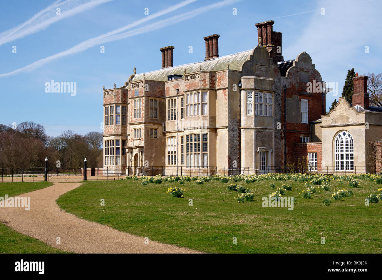 Spring scene at Felbrigg Hall, near Cromer in Norfolk. NB Images taken ...