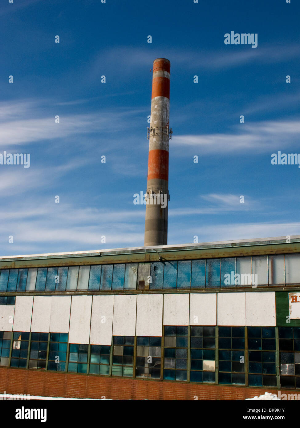Industrial chimney vertical hi-res stock photography and images - Alamy