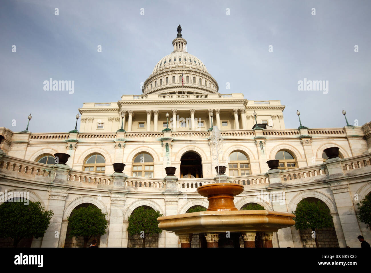 Wide Angle View of Capitol Building Capitol Hill Washington DC USA ...