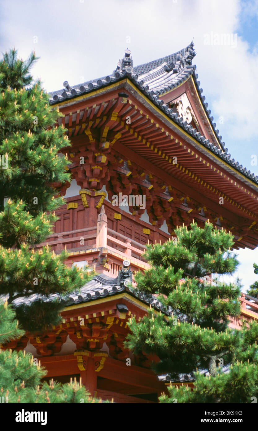 Roof of pagoda, Japan Stock Photo - Alamy