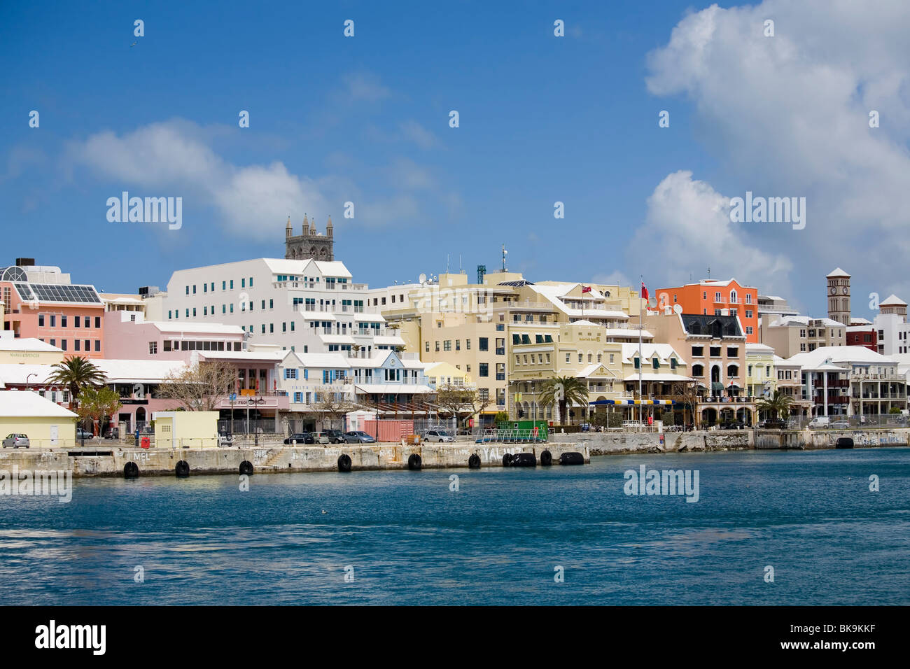 View of the waterfront of Hamilton, Bermuda Stock Photo - Alamy