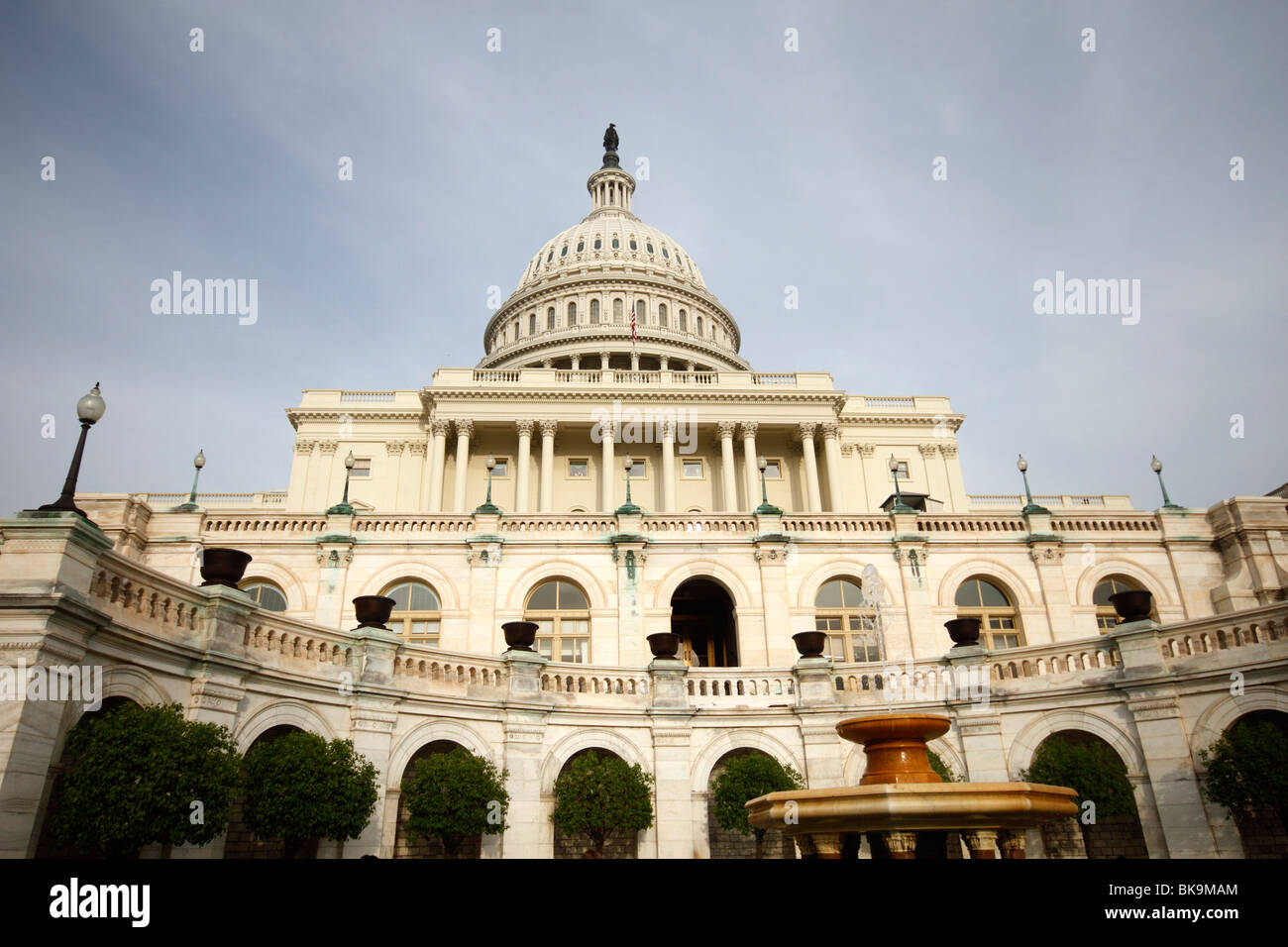 Wide Angle View of Capitol Building Capitol Hill Washington DC USA ...