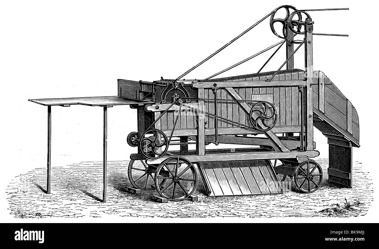 Thresher Machine High Resolution Stock Photography and Images - Alamy