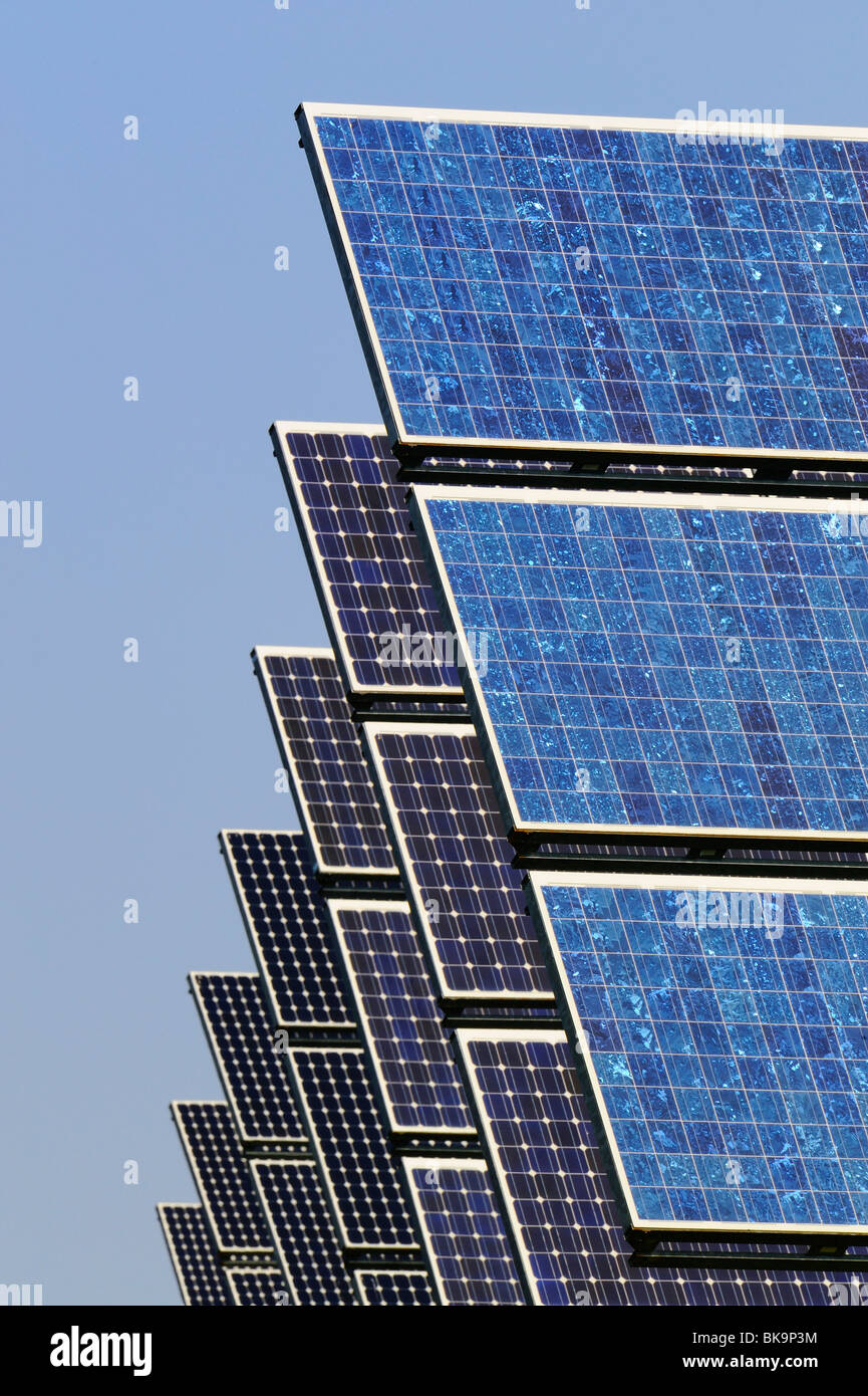 Solar system, solar panels Stock Photo - Alamy