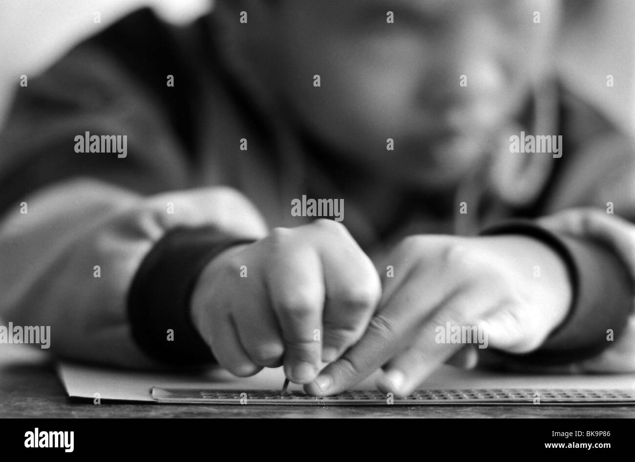 Blind child hi-res stock photography and images - Alamy