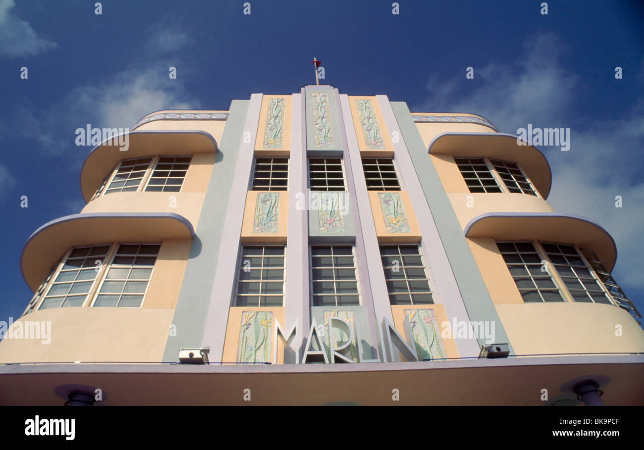 Art Deco District, USA, Florida, Miami Beach Stock Photo - Alamy