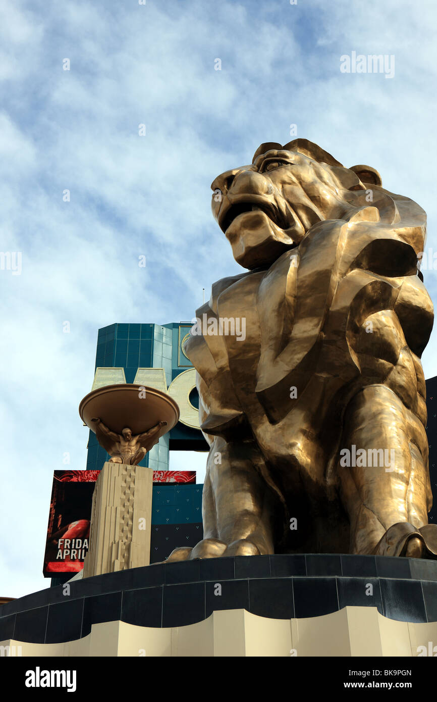 Mgm grand las vegas lion hi-res stock photography and images - Alamy