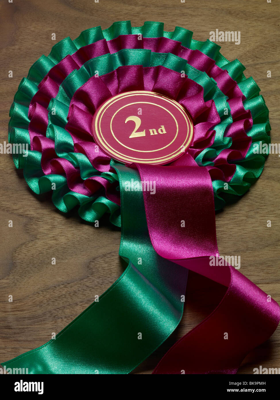 2nd Place Rosette Stock Photo - Alamy