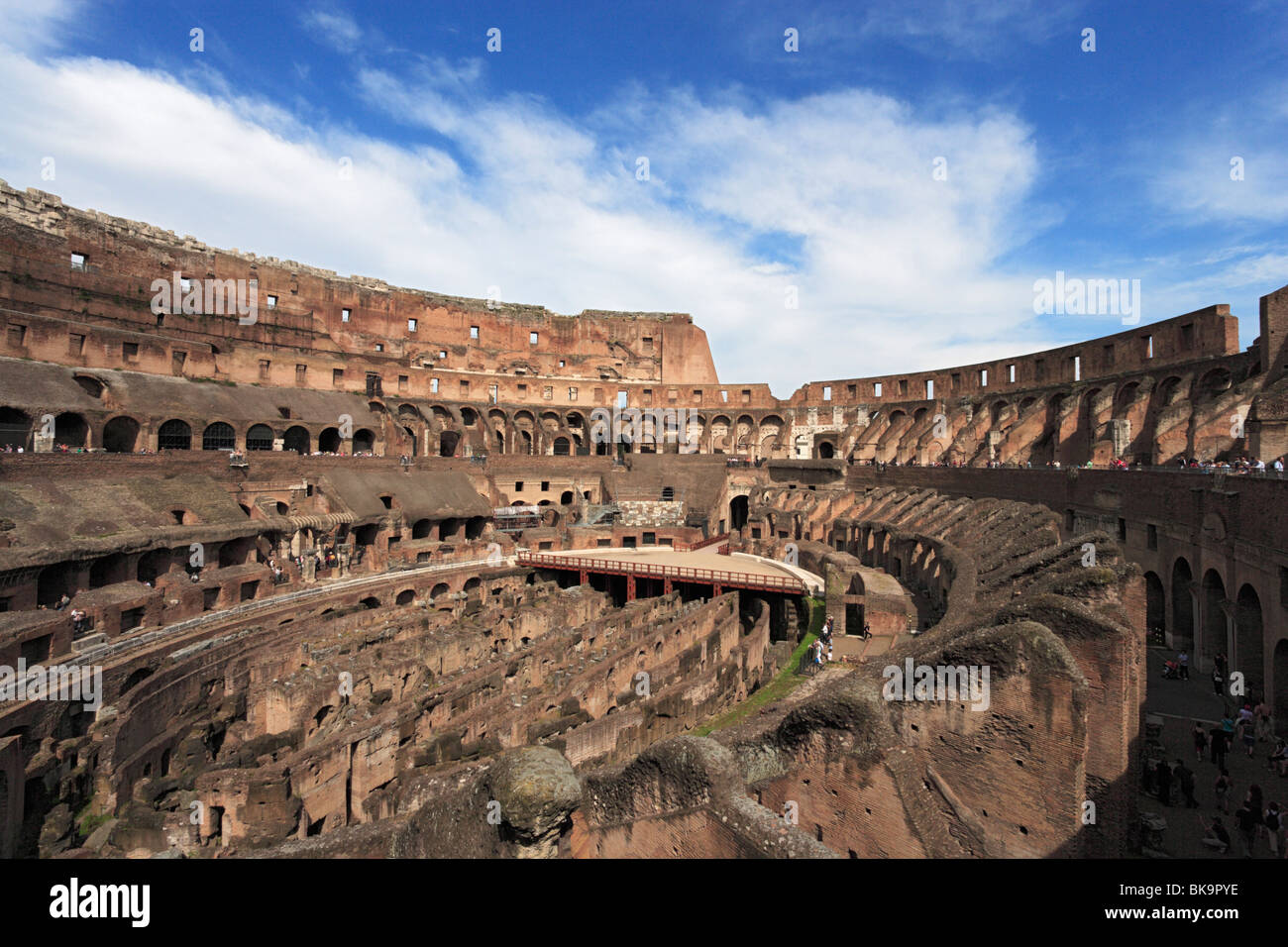 View inside the colosseum, Rome, Italy Stock Photo - Alamy