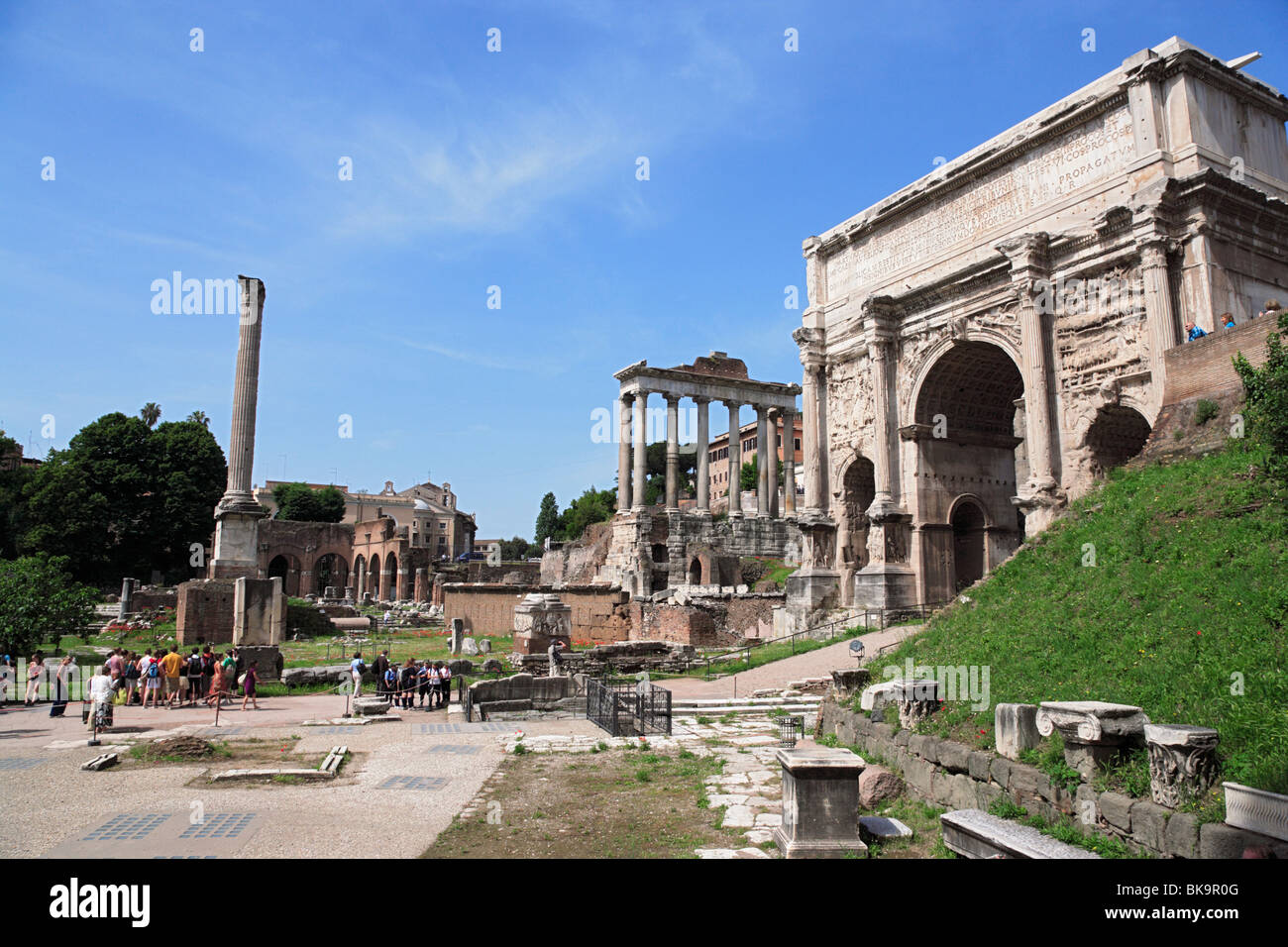 The temple of saturn hi-res stock photography and images - Alamy
