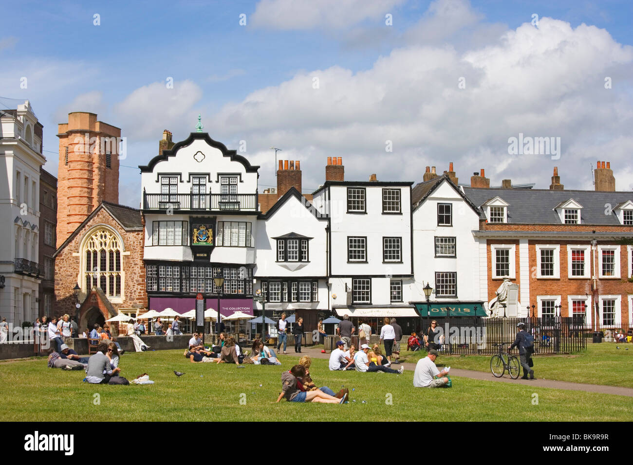 Cathedral close exeter hi-res stock photography and images - Alamy