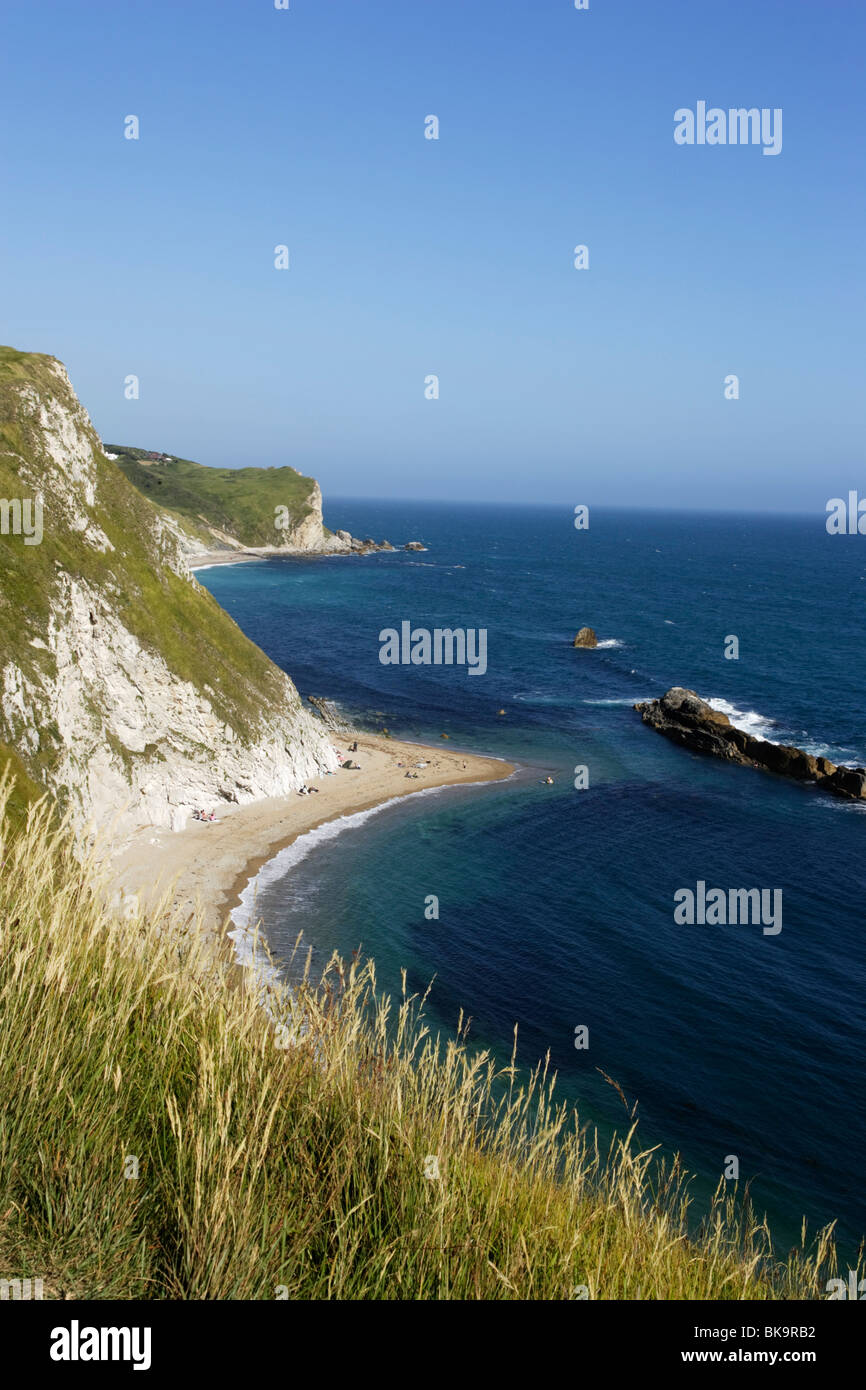Man of War Bay, Dorset, England, United Kingdom Stock Photo - Alamy