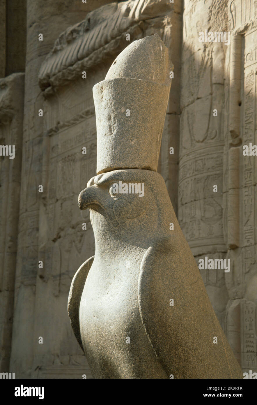 Temple of Edfu, god Horus, Egypt Stock Photo - Alamy